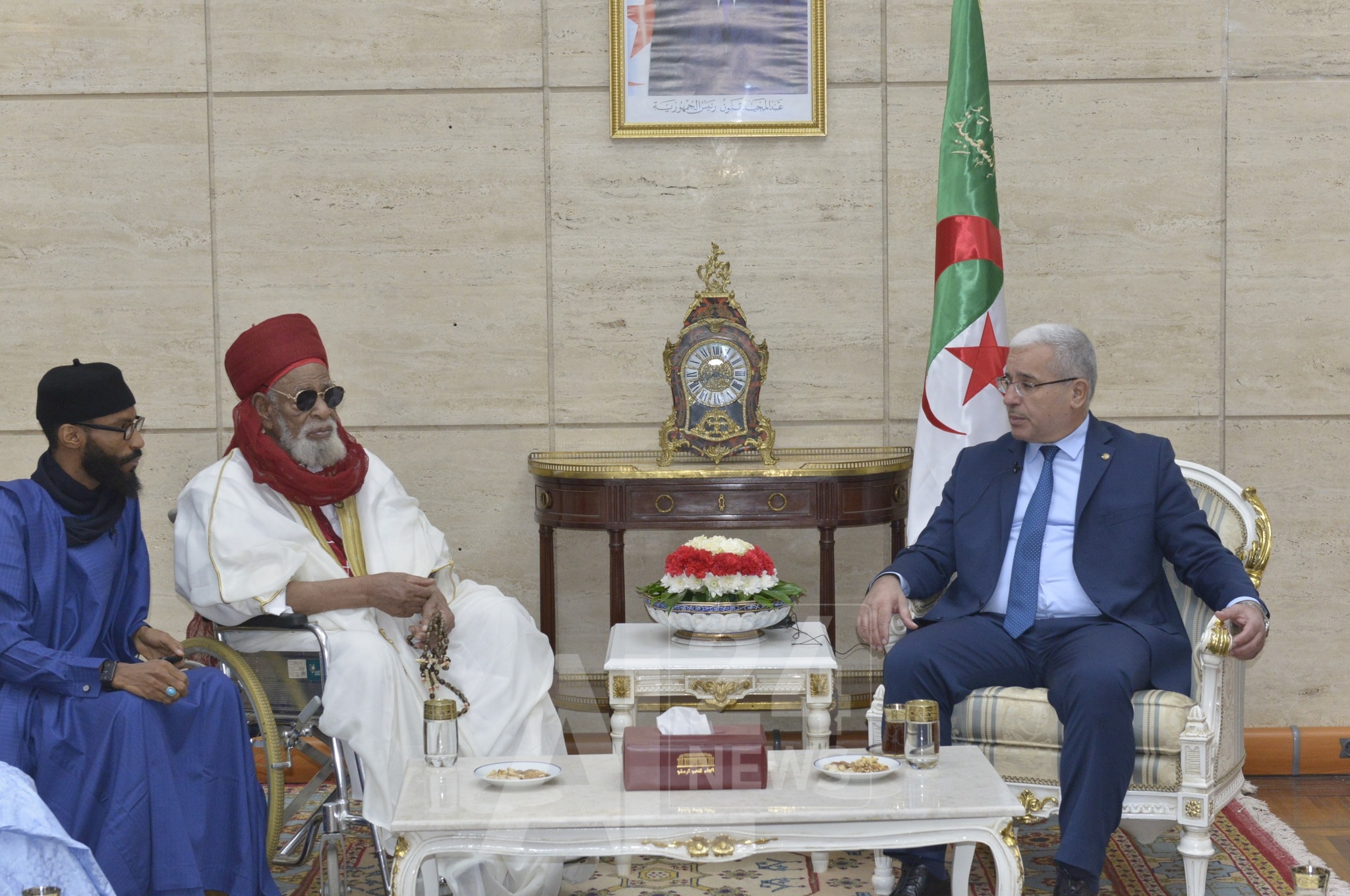 Algérie : M. Boughali reçoit le Cheikh de la Tarika Tidjania au Nigeria ...