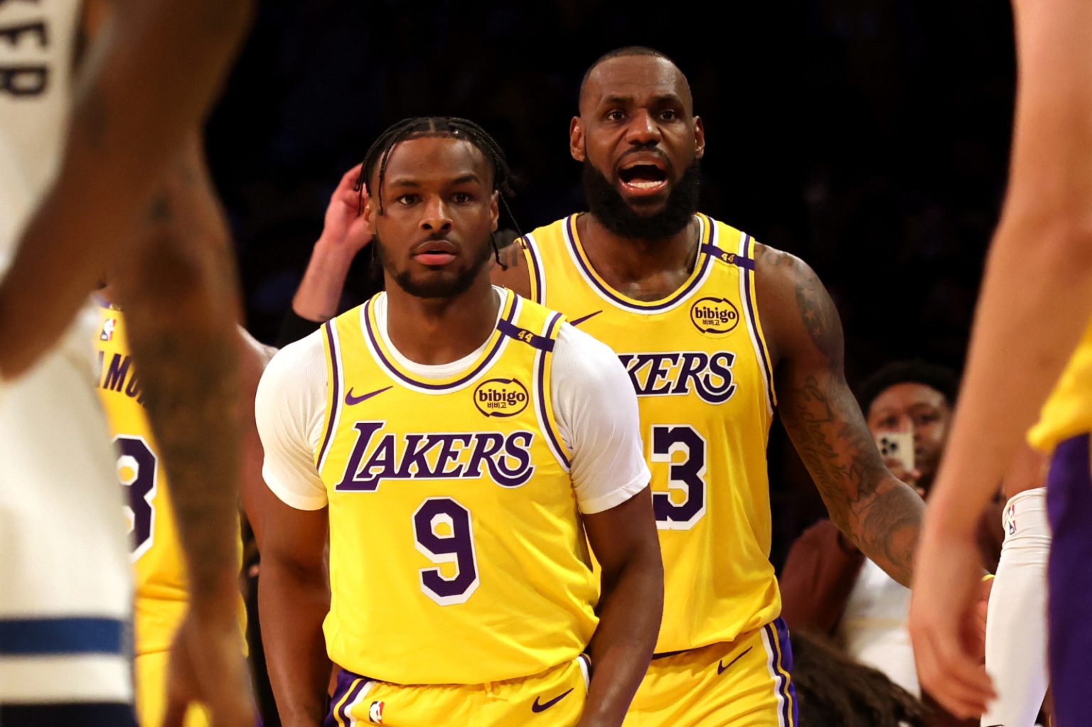 LeBron and Bronny James Make History as First Father-Son Duo in NBA ...