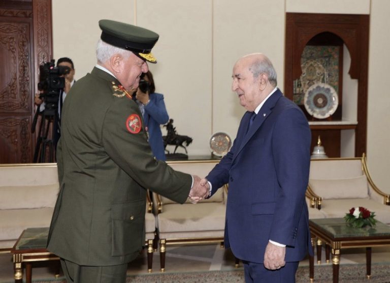 Algerian President receives Jordan’s Chairman of the Joint Chiefs of ...